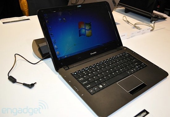 Shuttle reveals notebook ecosystem platform - DVHARDWARE