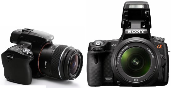Sony debuts Alpha SLT-A33 and SLT-A55V dSLR cameras - DVHARDWARE