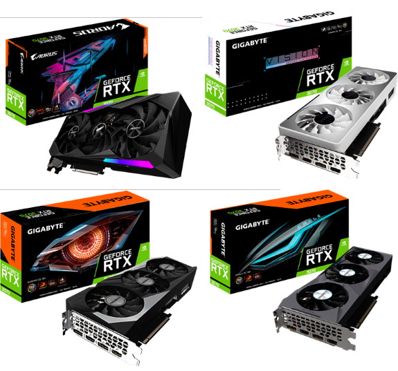 Gigabyte shows its GeForce RTX 3070 cards - DVHARDWARE