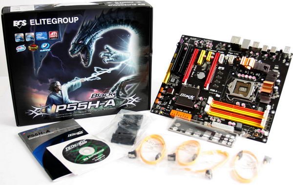 ECS P55H-A motherboard spotted - DVHARDWARE