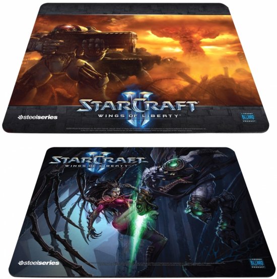 SteelSeries debuts StarCraft II gaming mousepads - DVHARDWARE